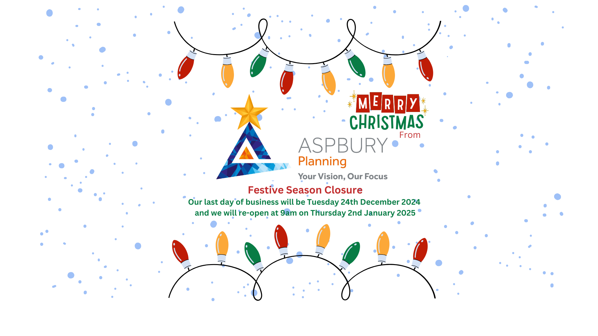 Aspbury Planning | Christmas Closure 2024